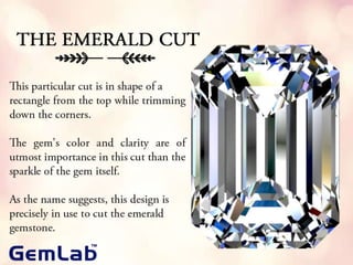 Gemstone cutting style | PPTX