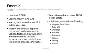 Gemstone industry of Pakistan | PPTX
