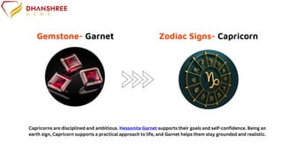 A Guide to Gemstones based on zodiac sign | PPT