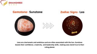 A Guide to Gemstones based on zodiac sign | PPT