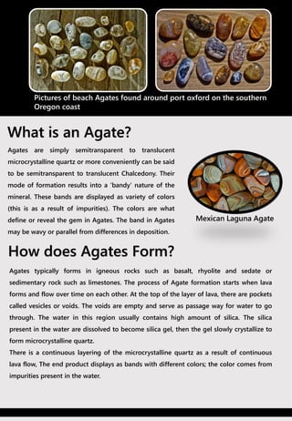Gemstones - Agates and Jaspers | PDF