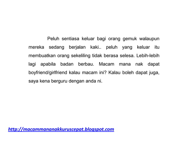 Gemuk vs peluh | PPTX