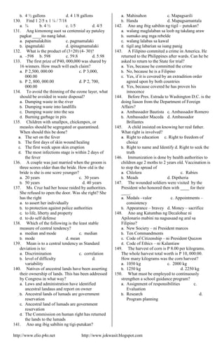 GENERAL EDUCATION- LET REVIEWER | PDF
