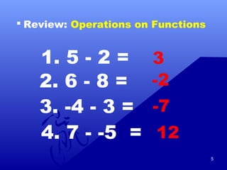 introduction to functions grade 11(General Math) | PPT