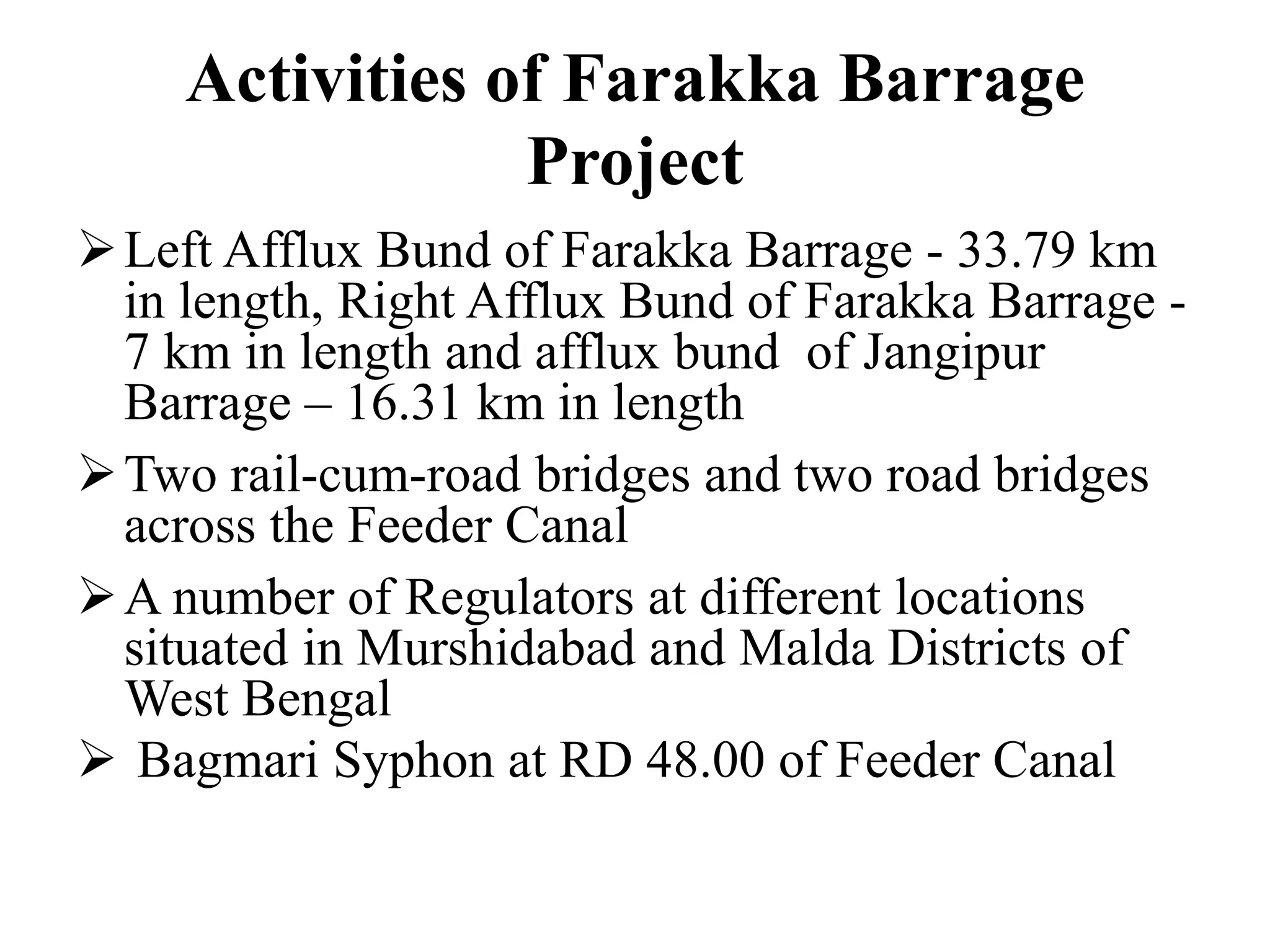 The Farakka Barrage | PPTX