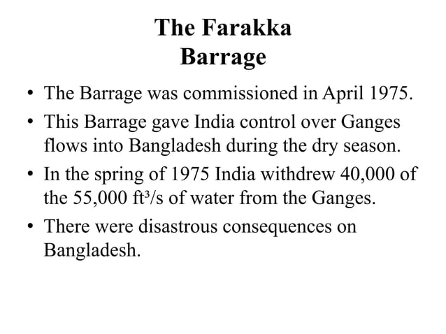 The Farakka Barrage | PPTX | Asia Travel | Travel Locations