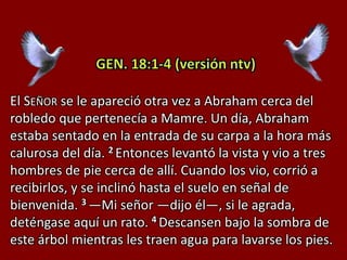 ABRAHAM EL AMIGO DE DIOS (PARTE 1) | PPTX