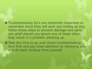 Basic computer and RAM troubleshooting | PPTX