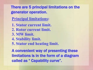 Generator capability curve | PPT