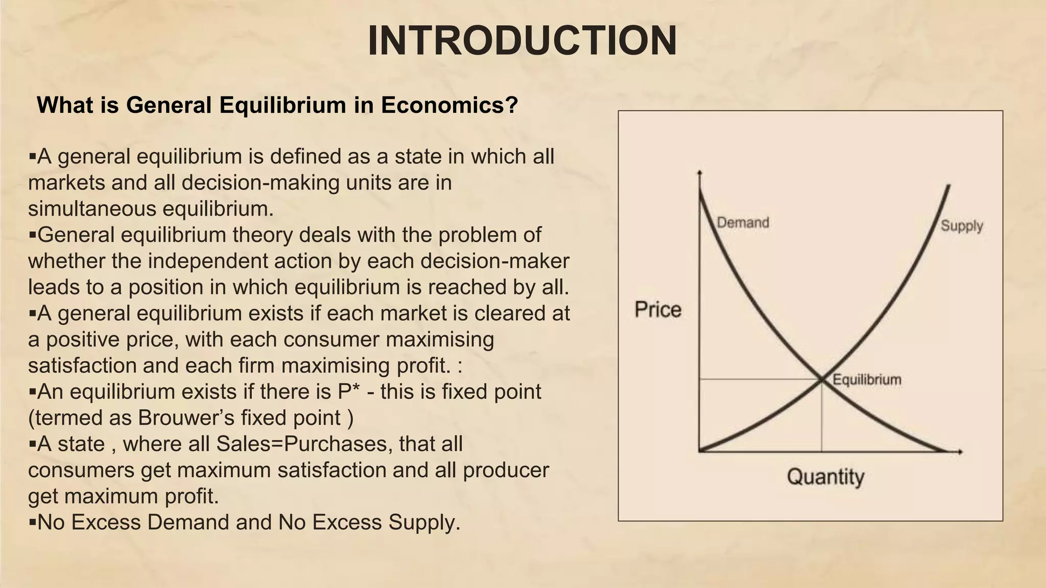 General equilibrium : Neo-classical analysis | PPTX | Physics | Science