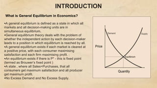 General equilibrium : Neo-classical analysis | PPTX