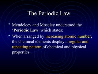 Periodic Table Trends and Elemental properties and Patterns | PPTX