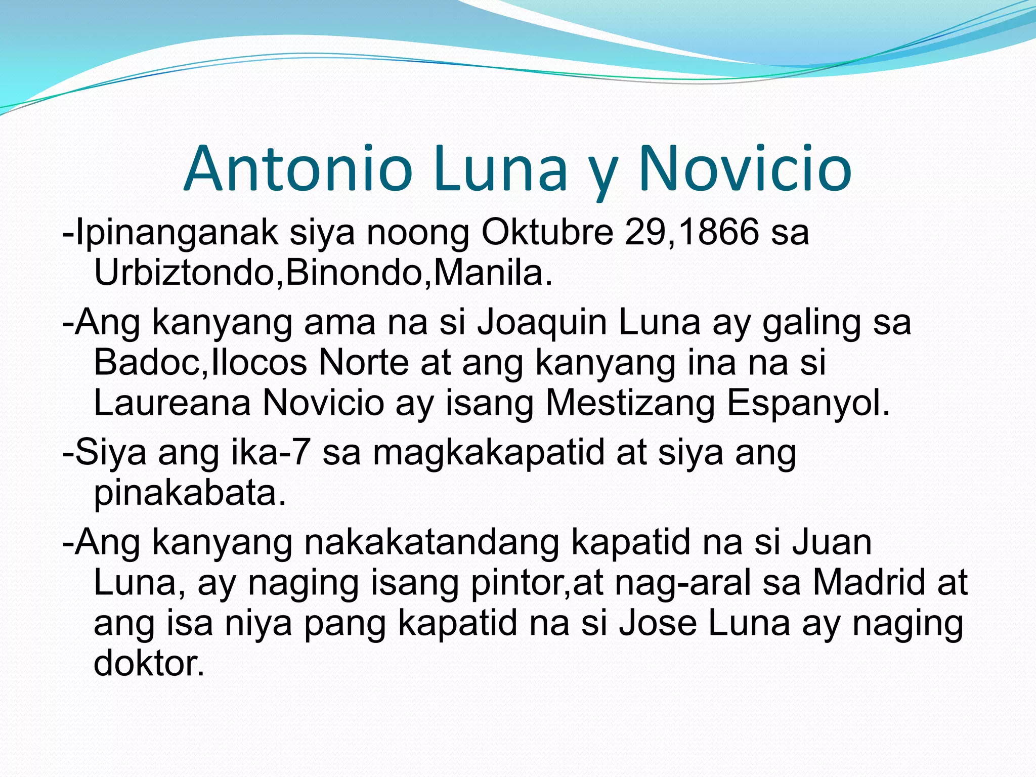 Gen. Antonio Luna | PPTX