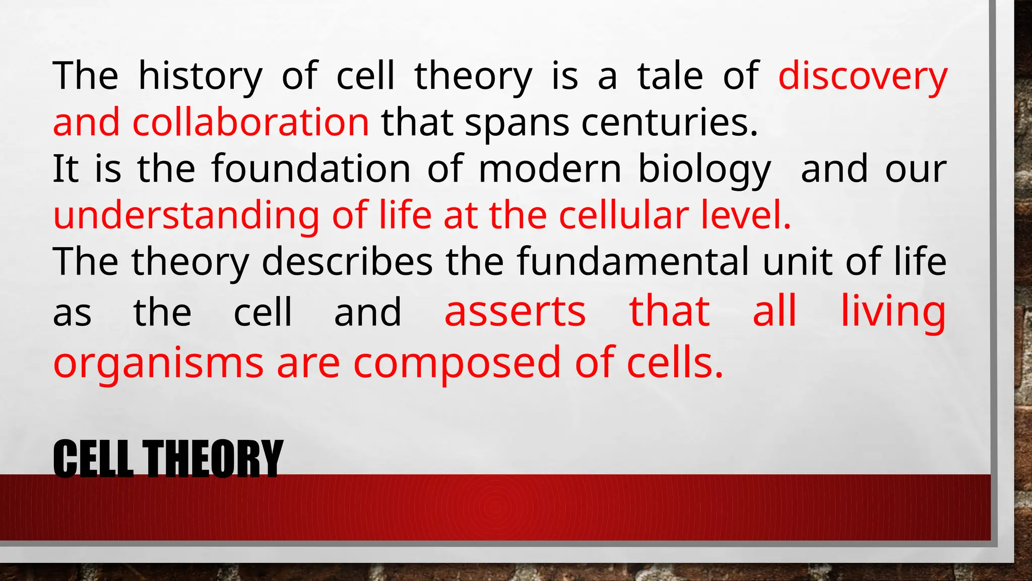 GEN-BIO_CELL-THEORY-FINISH.ppt-GRADES 7-12x | PPTX | Biological ...