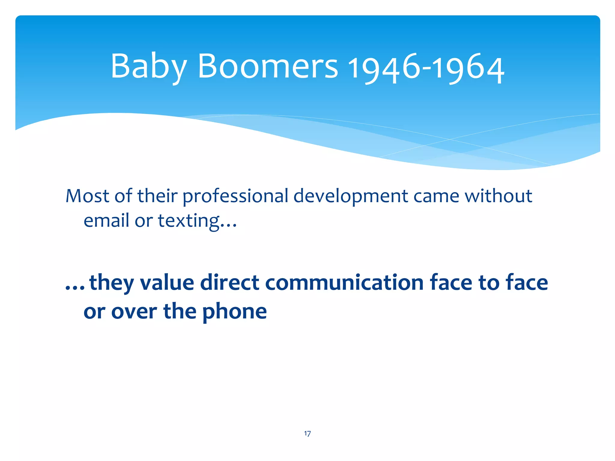 Understanding Generational Differences | PPT