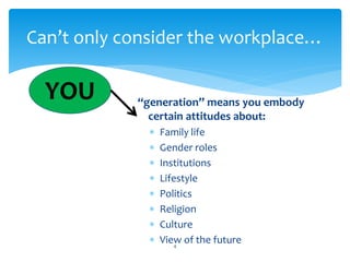 Understanding Generational Differences | PPTX