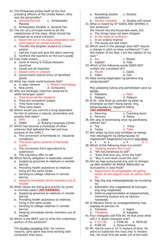 Gen ed-answer-key-a | DOC