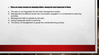 BASIC IDEAS AND CONCEPTS OF PLANNING | PPTX