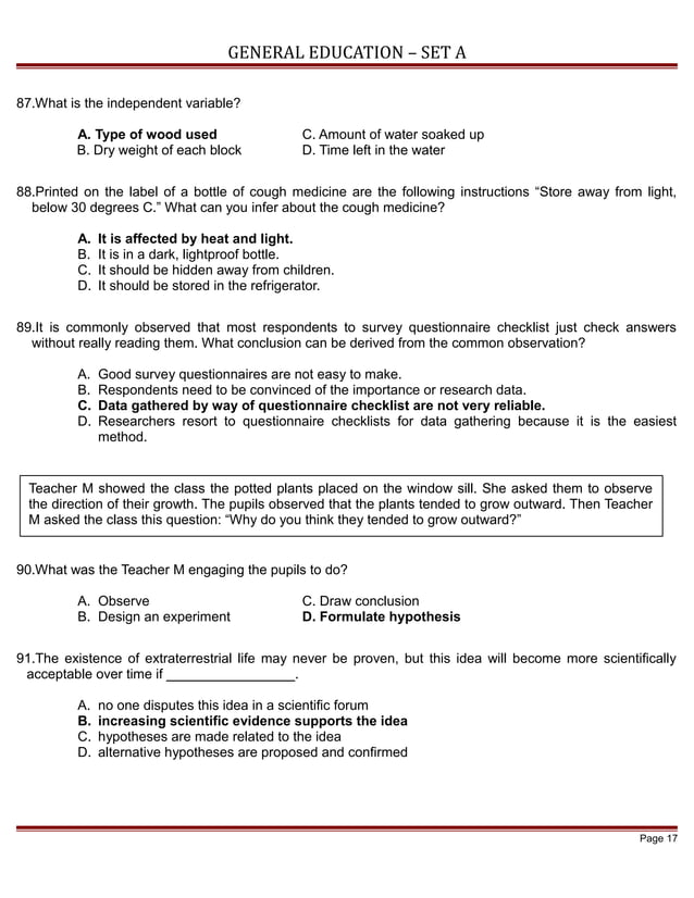 Gen ed (w-answer key) | DOC | Digestive Disorders | Diseases and Conditions