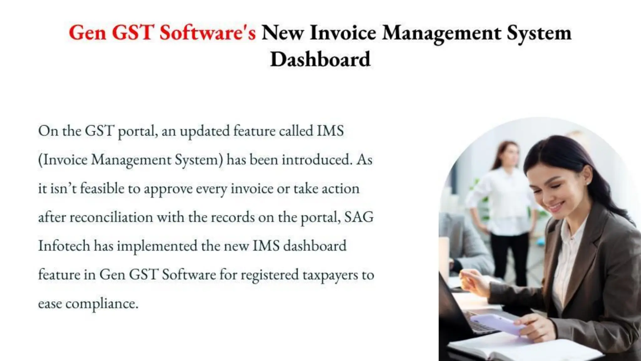 Gen GST Software Offers New Invoice Management System Dashboard for ...