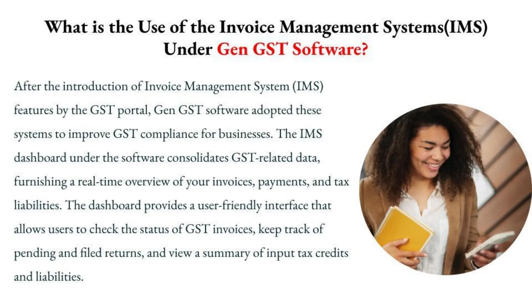 Gen GST Software Offers New Invoice Management System Dashboard for ...