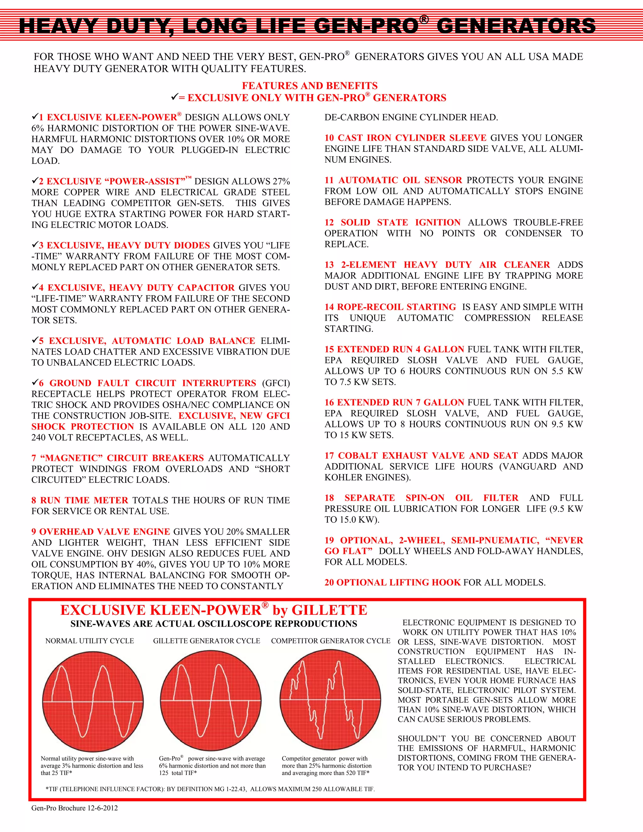 Gen pro-brochure-new models | PDF | Green Vehicles | Auto Type