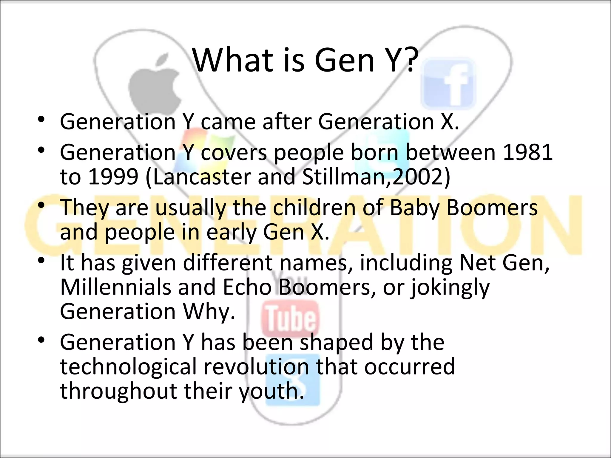 Gen y teaching strategies | PPT