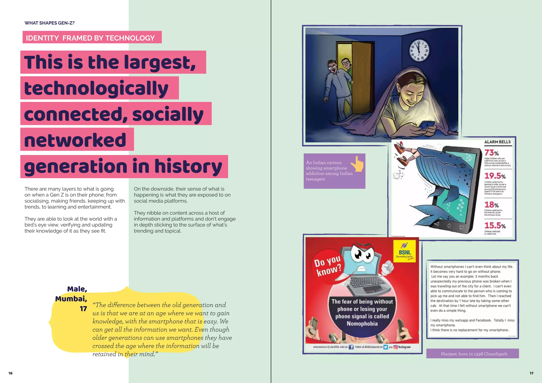 India's Post Millennial Indian Generation: Gen-Z | PDF