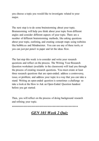 GEN 103 Education Organization - snaptutorial.com | Educational Assessment | Education