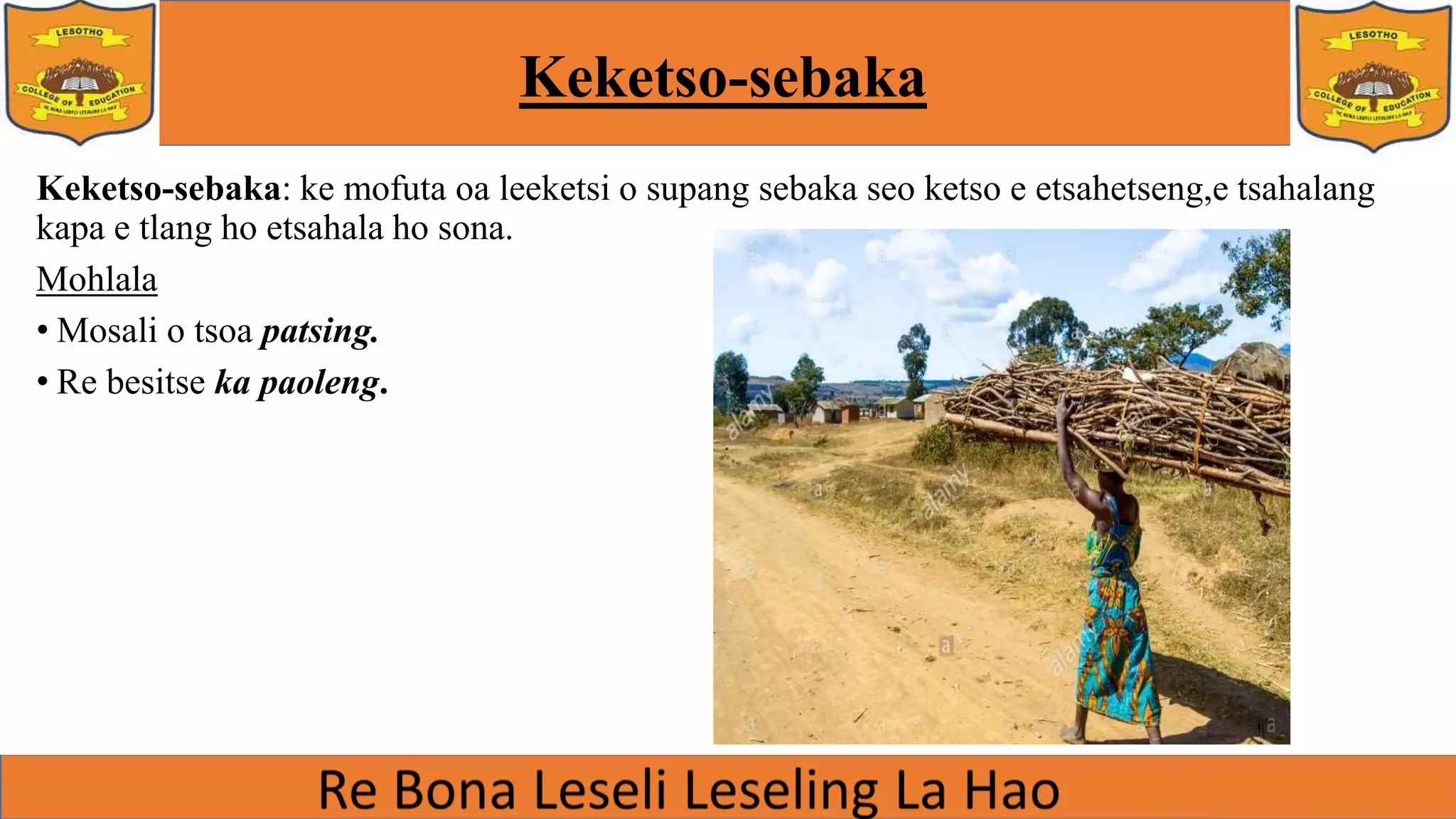 SEFETOLI KA KABELO MASAOANA | PPTX