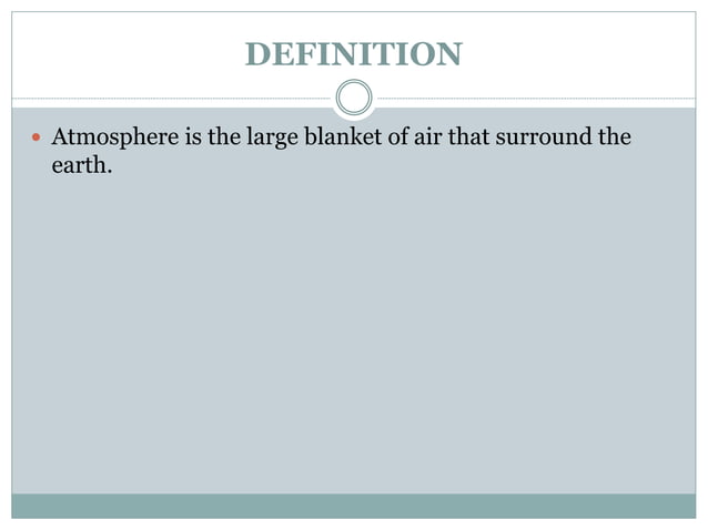 Structure of the atmosphere | PPTX