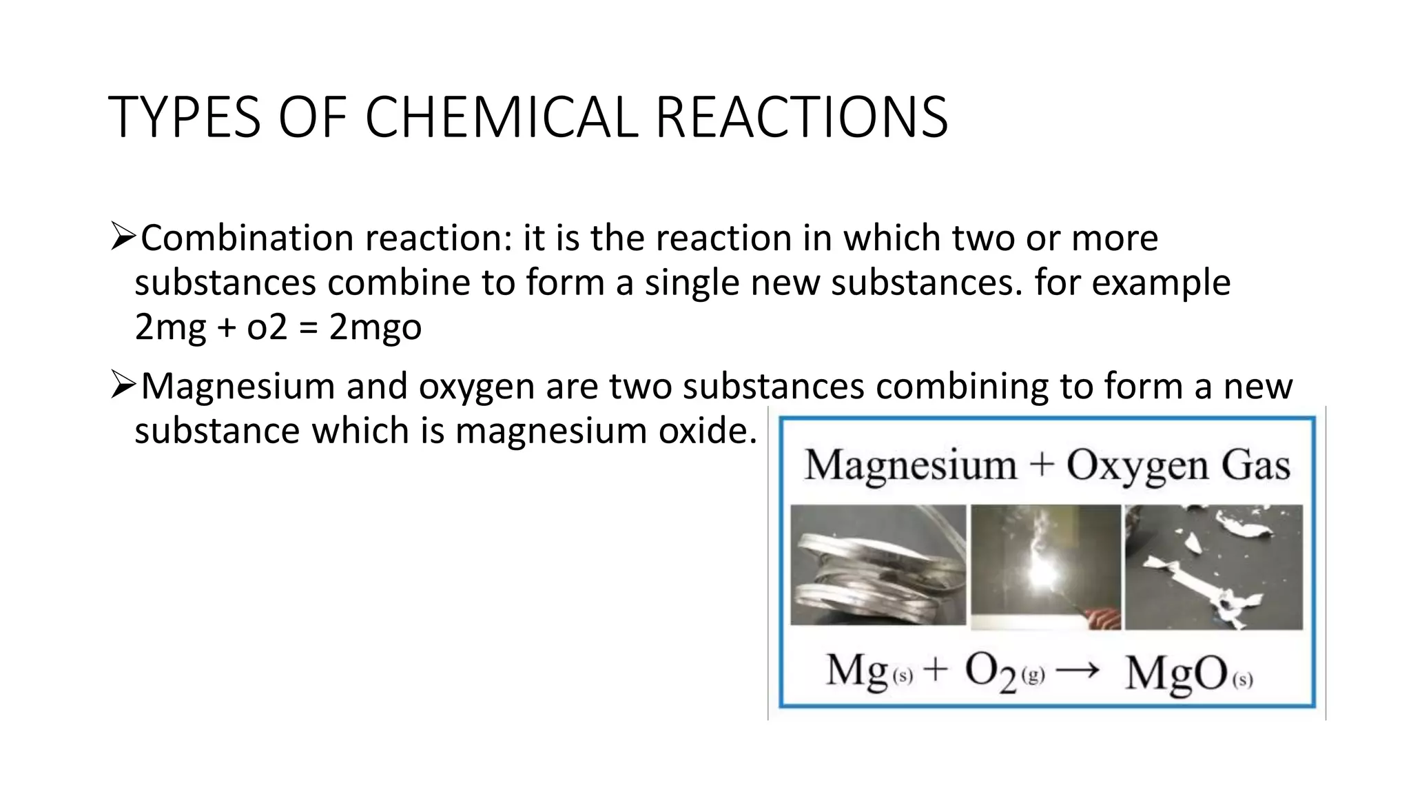 CHEMICAL REACTIONS | PPTX