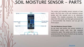 Learn Soil Moisture Sensor Using Arduino | PPT