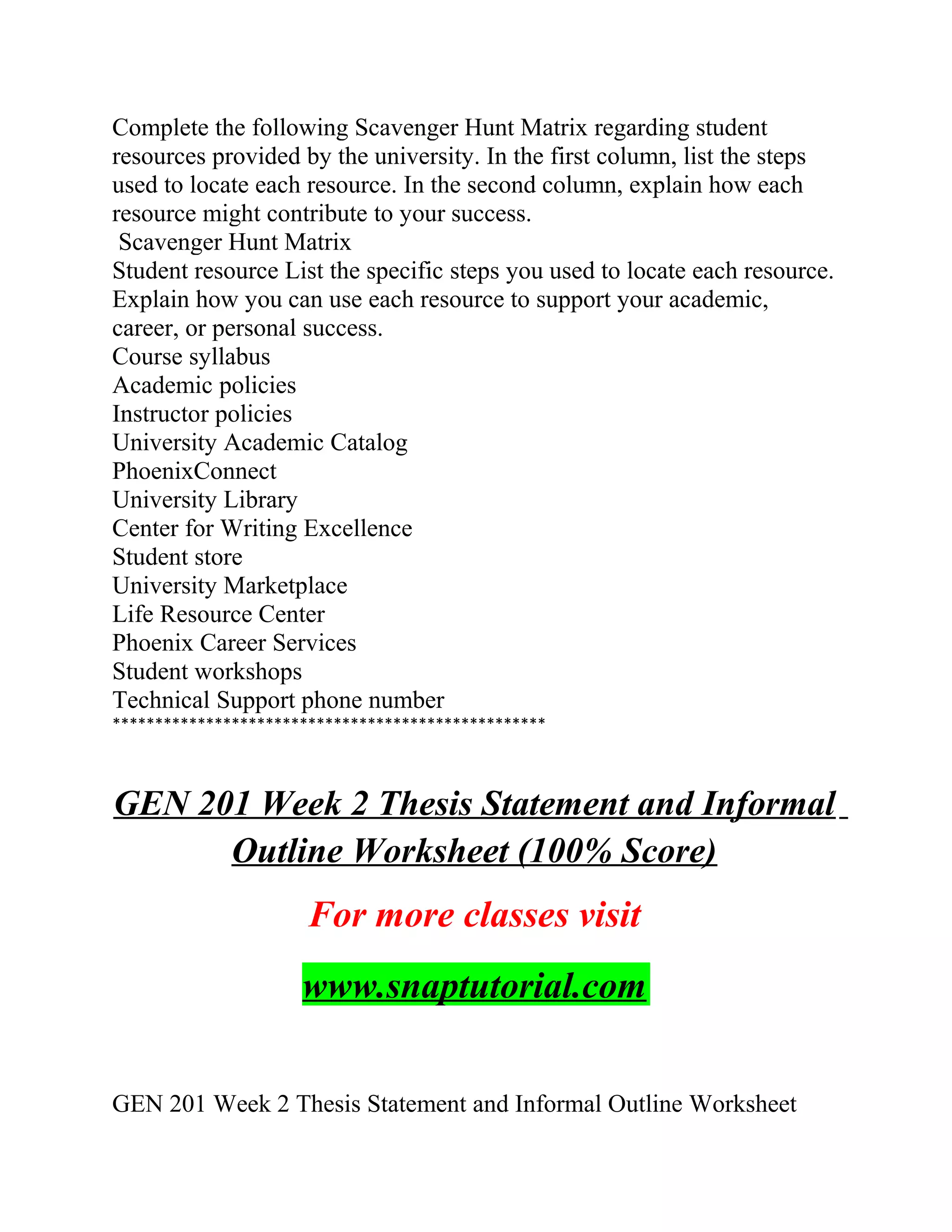 Gen 201Believe Possibilities / snaptutorial.com | Student Loans | Personal Debt