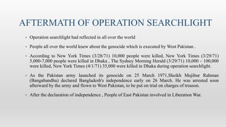 Operation Searchlight | PPTX