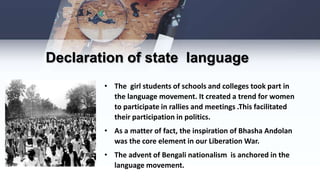 Significant of the Language Movement Bangladesh | PPTX