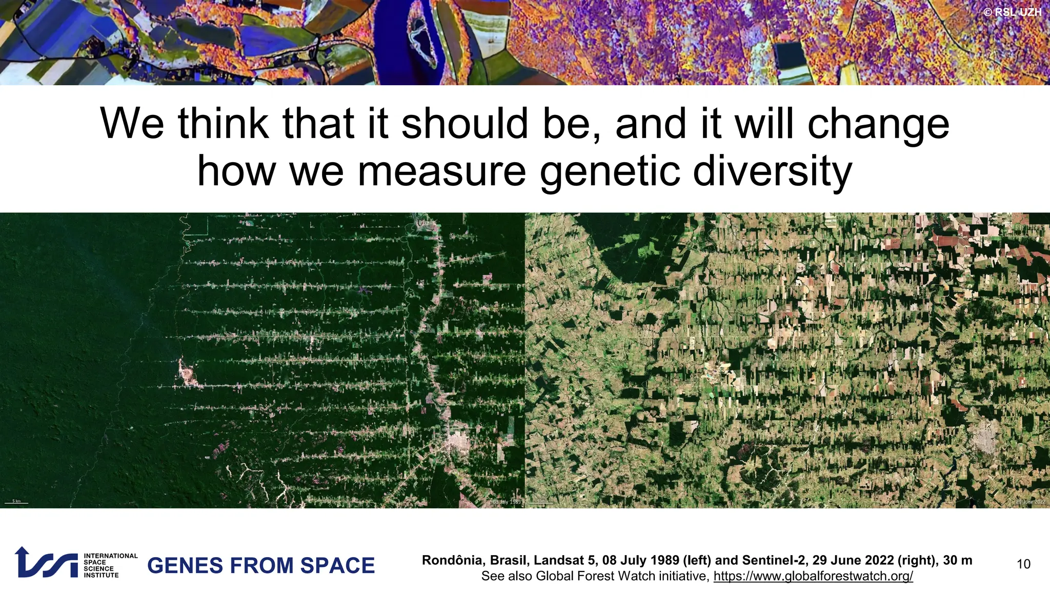 Monitor indicators of genetic diversity from space using Earth ...