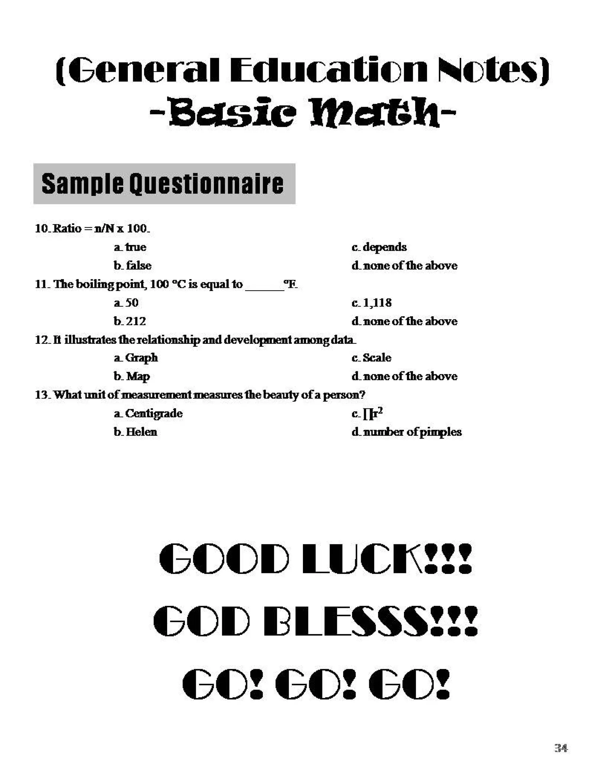 Basic Math | PDF
