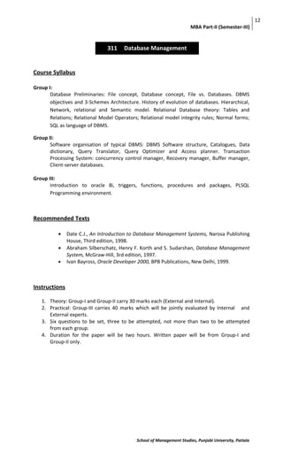 Gen 3rd sem_syllabus_0 | PDF