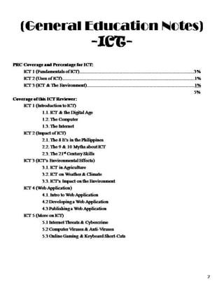 Information Communication Technology | PDF
