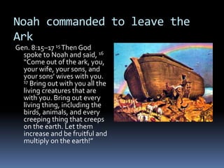 God Remembers Us In The Storm - Genesis 8 | PPTX