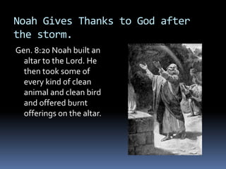 God Remembers Us In The Storm - Genesis 8 | PPTX