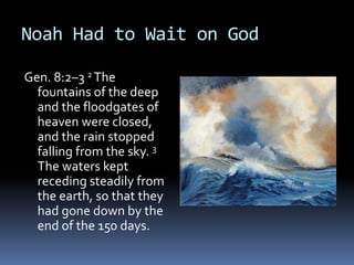 God Remembers Us In The Storm - Genesis 8 | PPTX