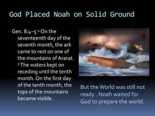 God Remembers Us In The Storm - Genesis 8 | PPTX