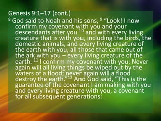 New Beginnings - Genesis 9:1-17 | PPTX