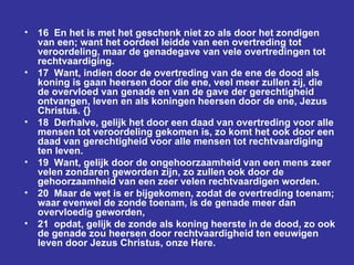 Genade is dodelijk | PPT