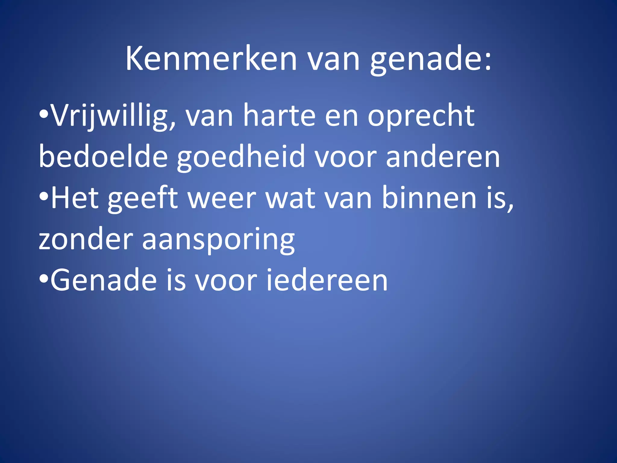 Genade in 27 aspecten | PPT