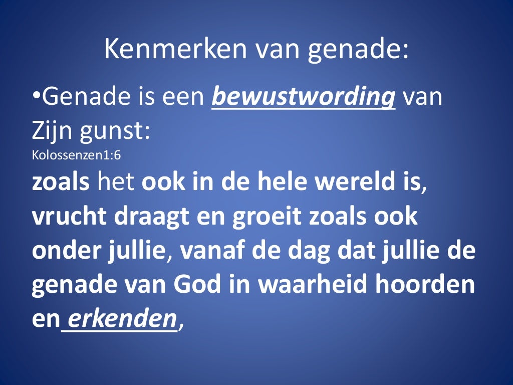 Genade in 27 aspecten