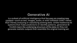 Both Feet on the Ground - Generative Artificial Intelligence | PDF