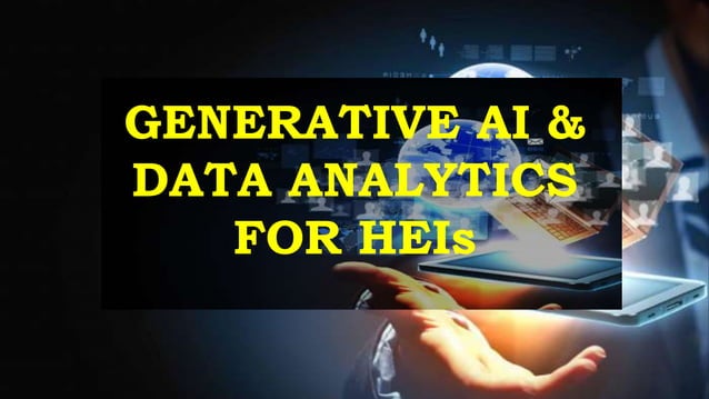 GENERATIVE ARTIFICIAL INTELLIGENCE &DATA ANALYTICS | PPTX